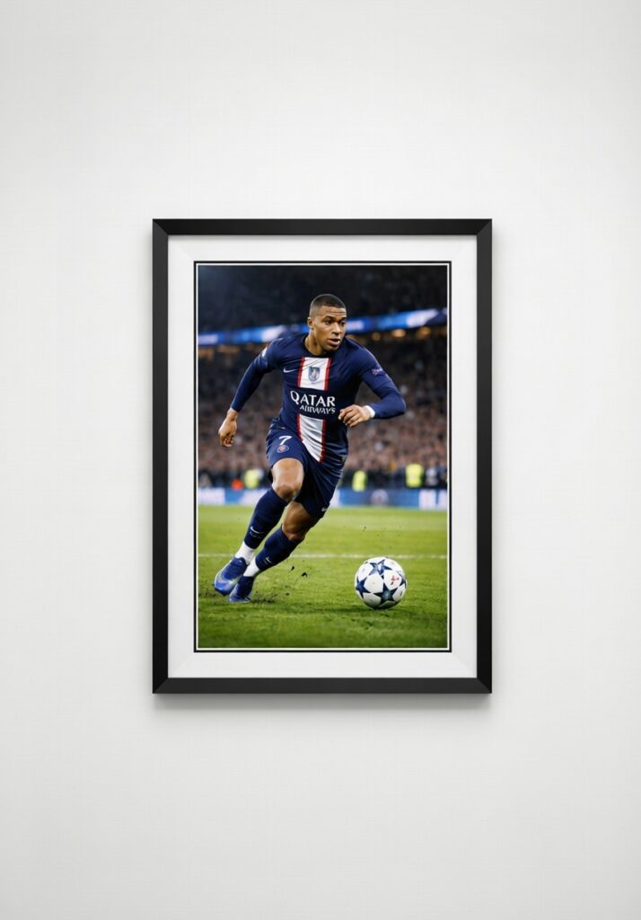 Kylian Mbappé: Transcendence – Premium Football Wall Art | High ...